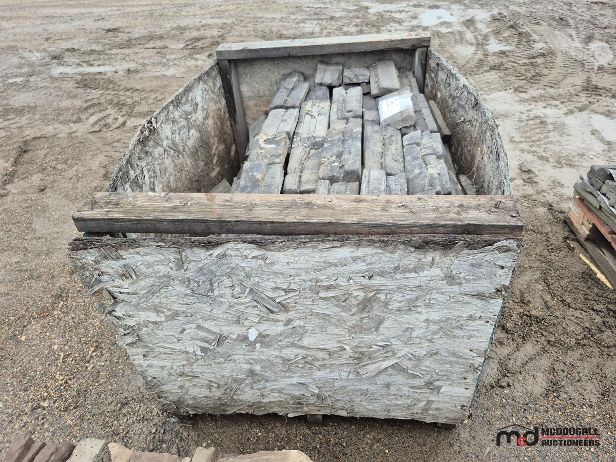 Crate of Molded Rock Siding