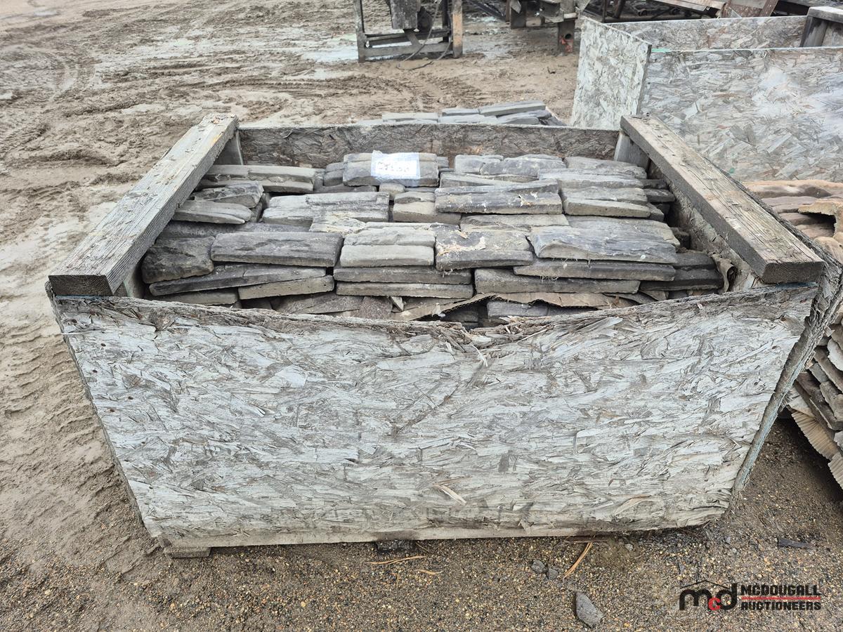 Crate of Molded Rock Siding