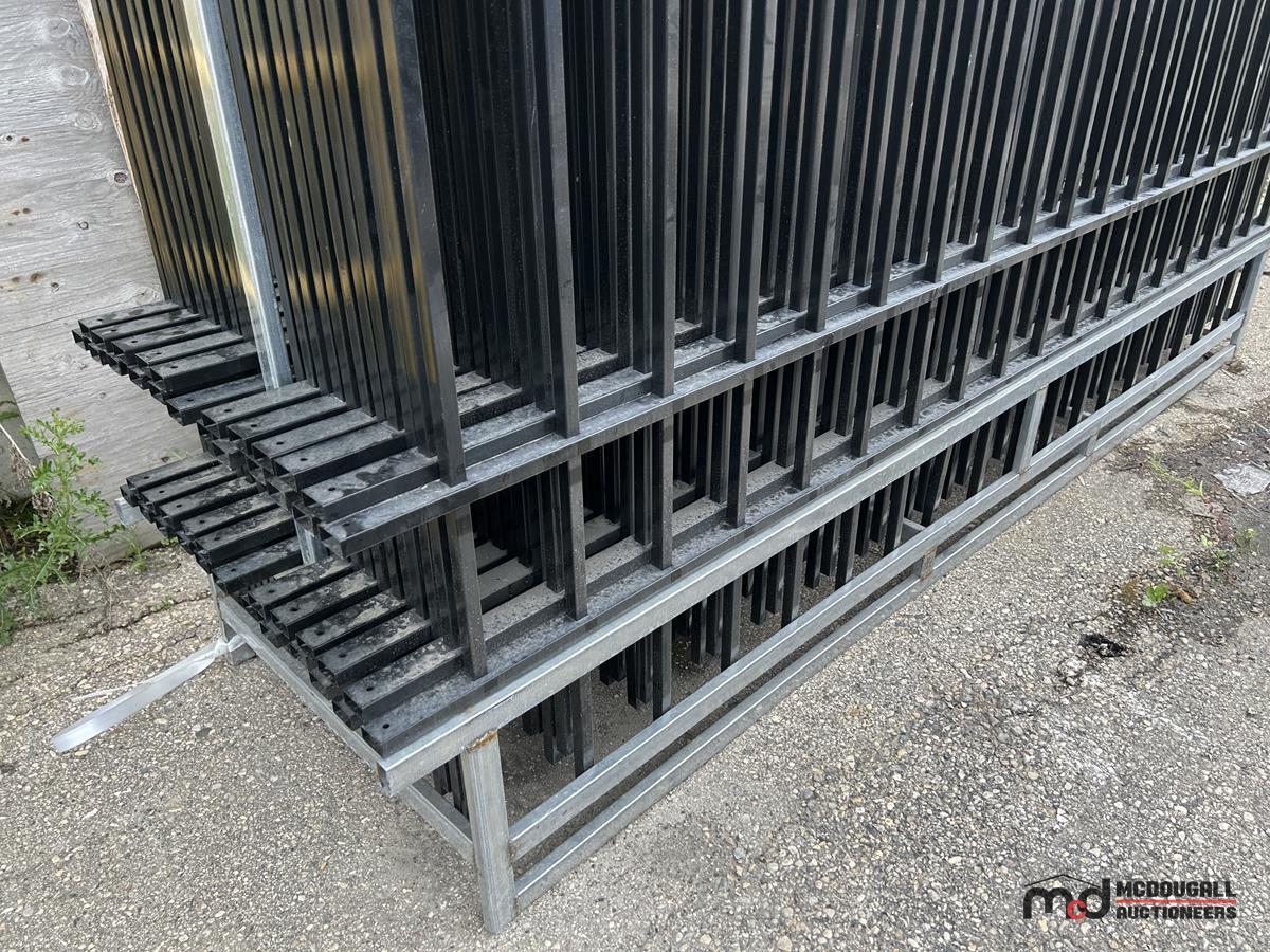 (22) Hurricane 10' Wrought Iron Site Fence Panels