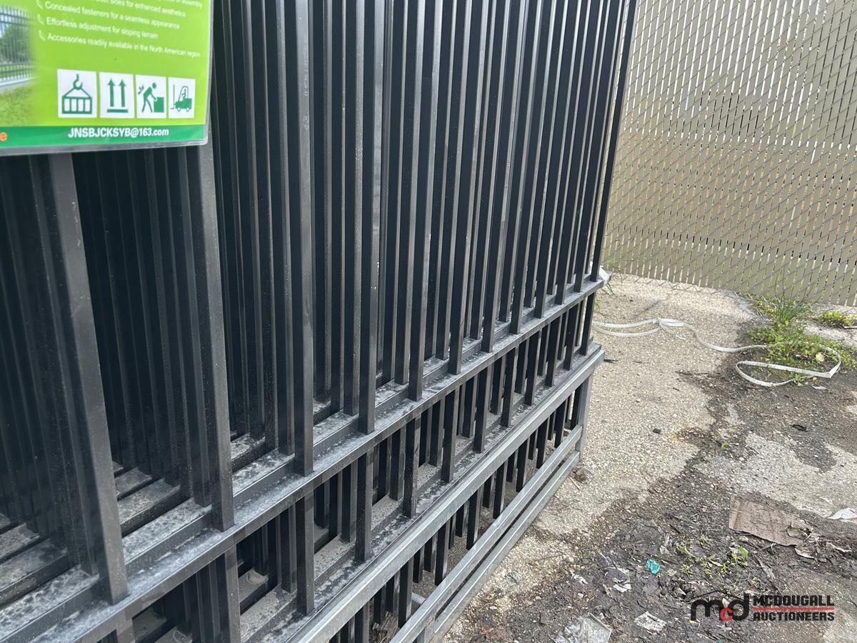 (22) Hurricane 10' Wrought Iron Site Fence Panels