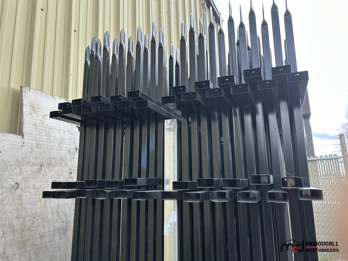 (22) Hurricane 10' Wrought Iron Site Fence Panels