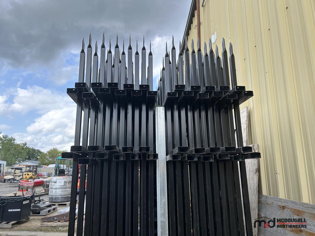 (22) Hurricane 10' Wrought Iron Site Fence Panels