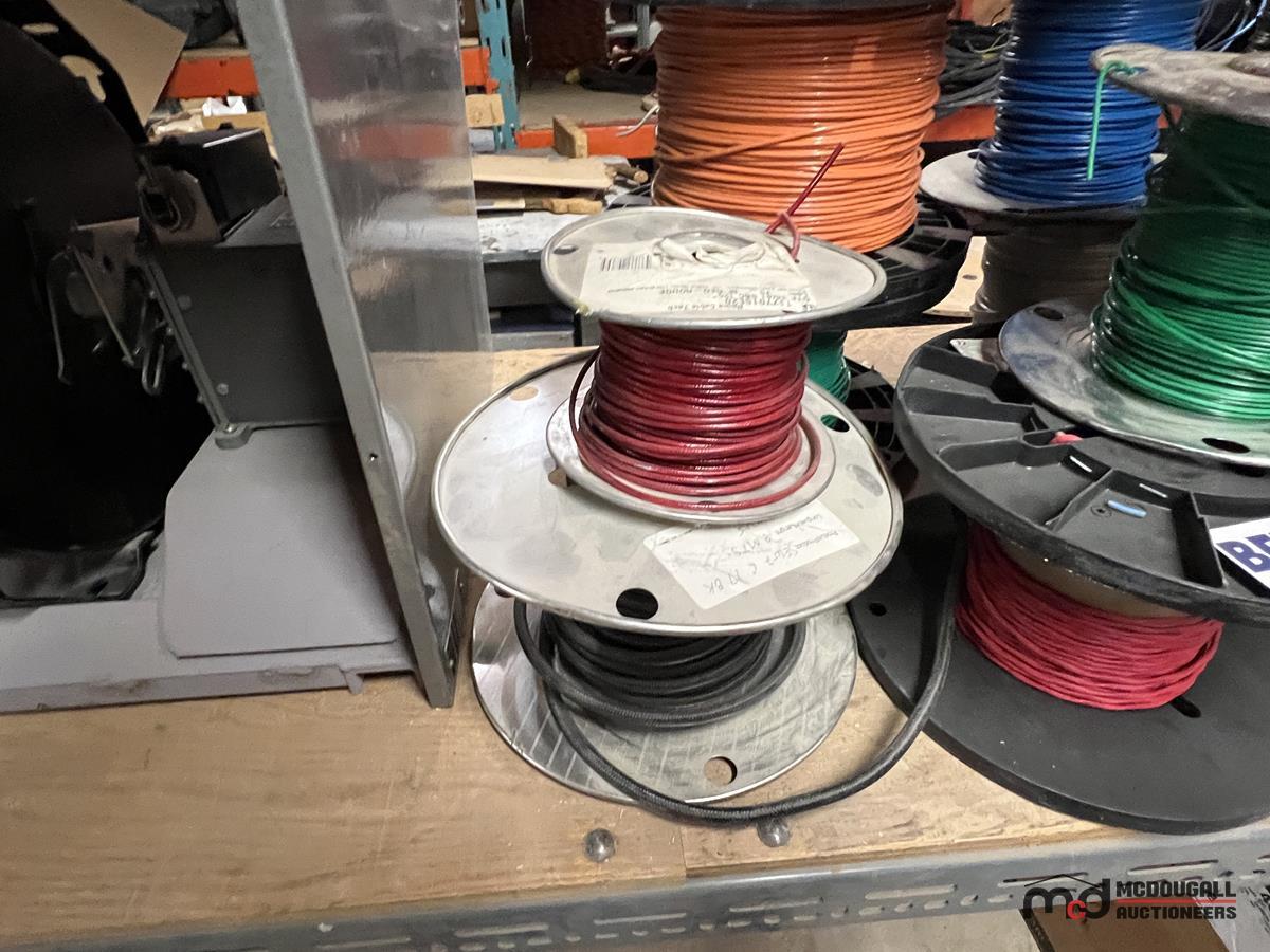 Assorted Spools of Electrical Wire