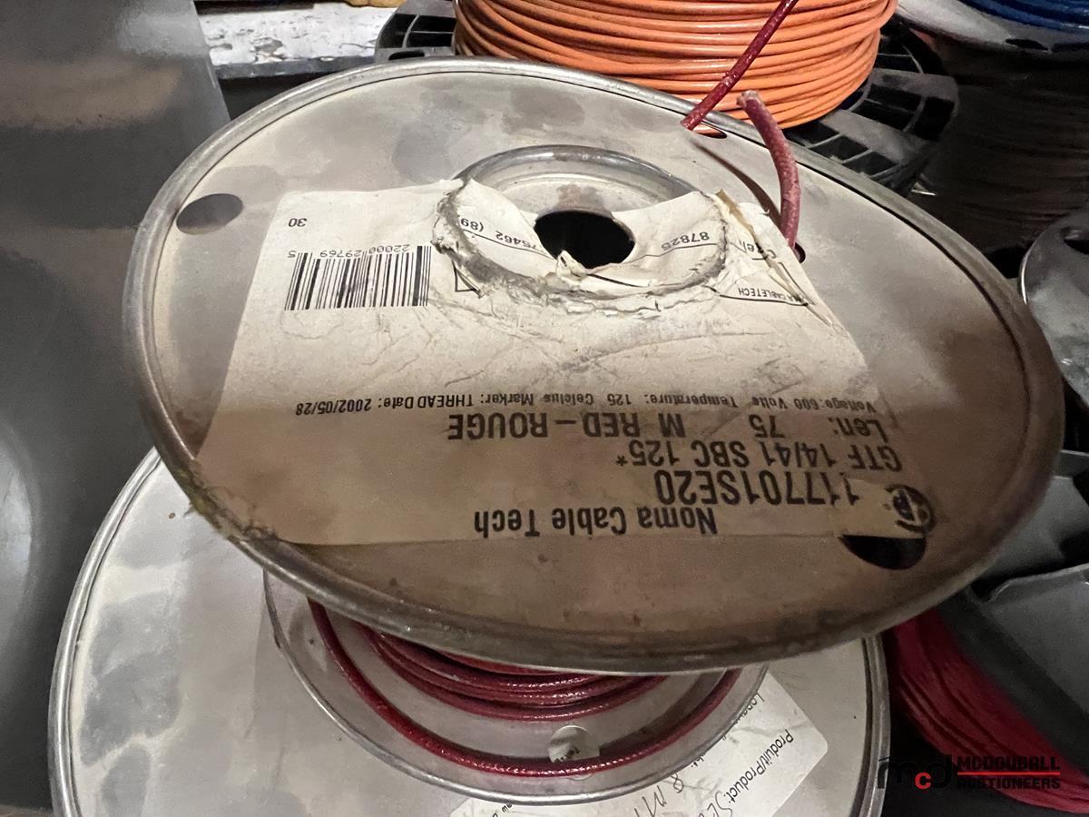 Assorted Spools of Electrical Wire