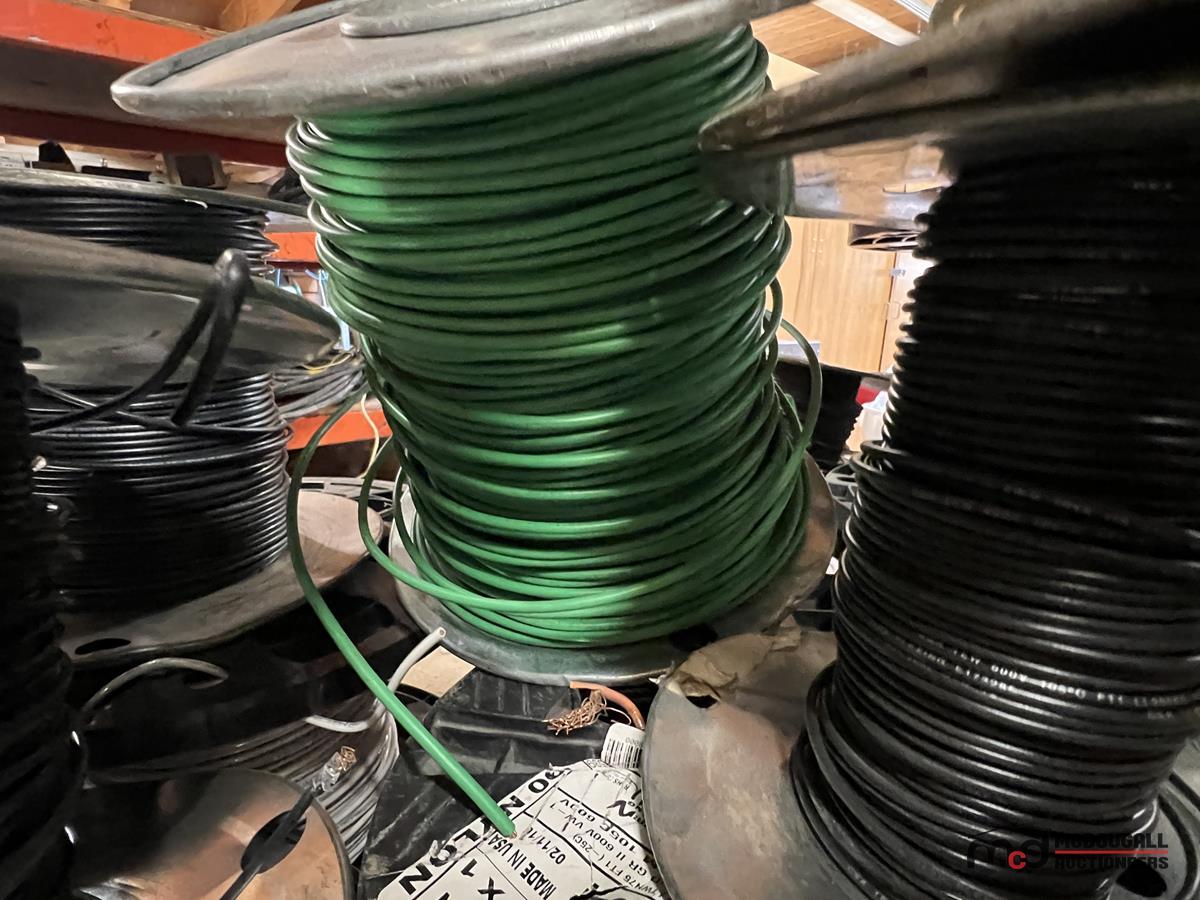 Assorted Spools of Electrical Wire