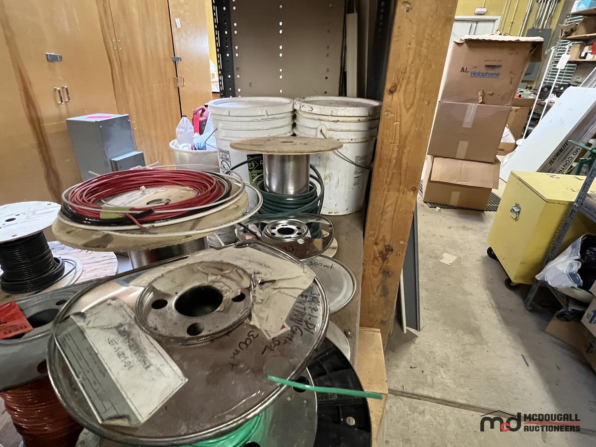 Assorted Spools of Electrical Wire