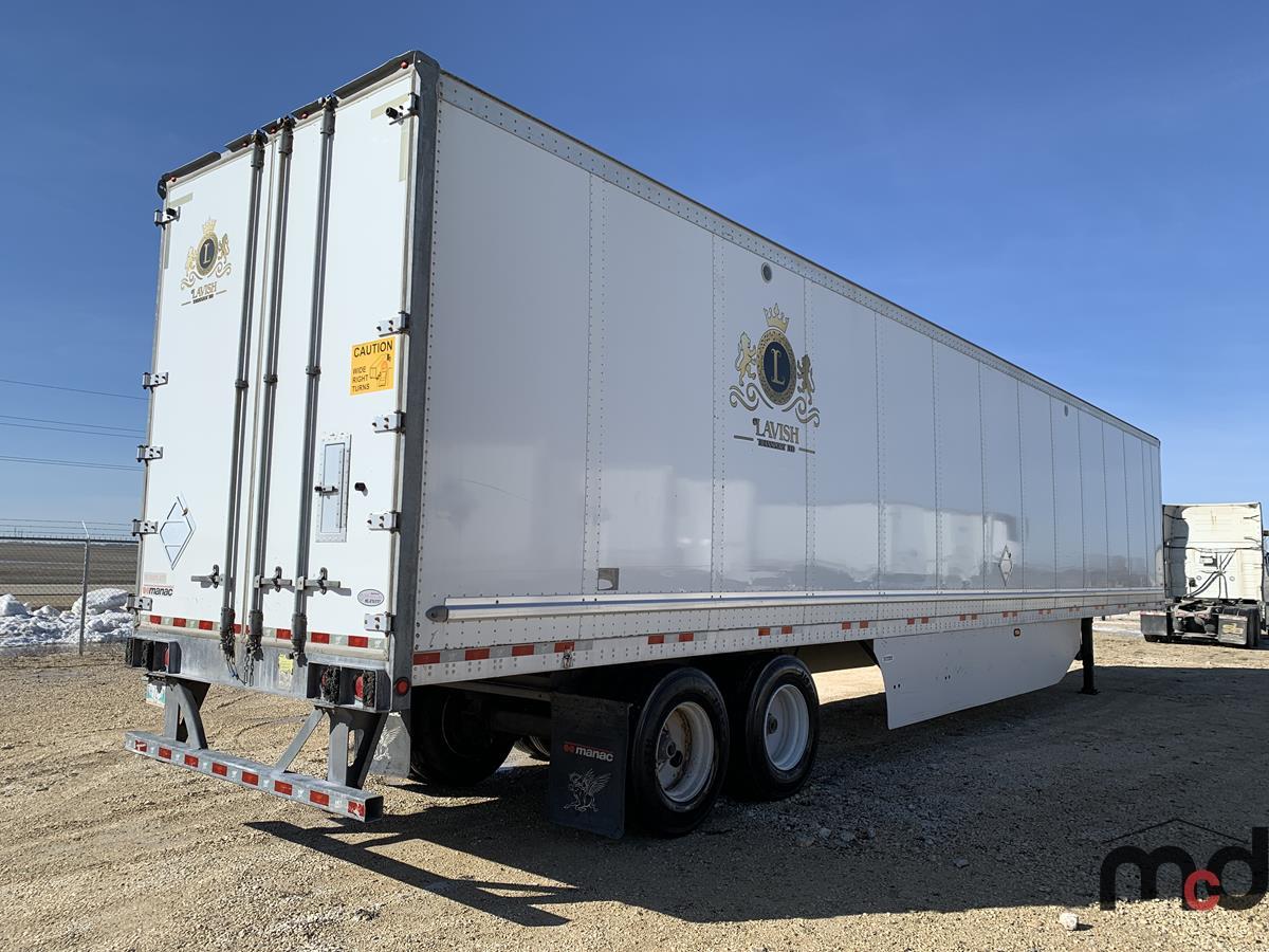 2016 Manac Dry Van T/A Semi Trailer