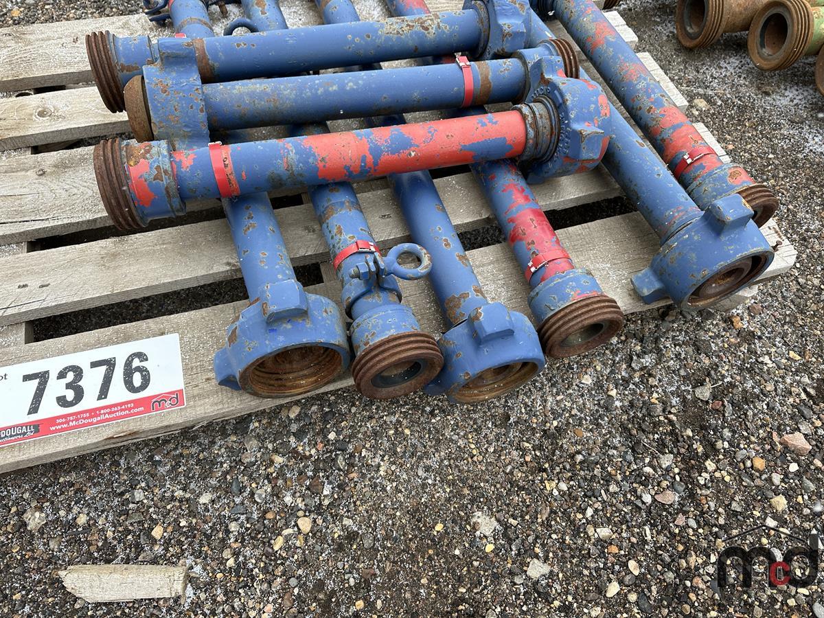 (9) 2" 1502 Pipes, Elbows, Choke Bonnets, and 3" 1502 Pipes