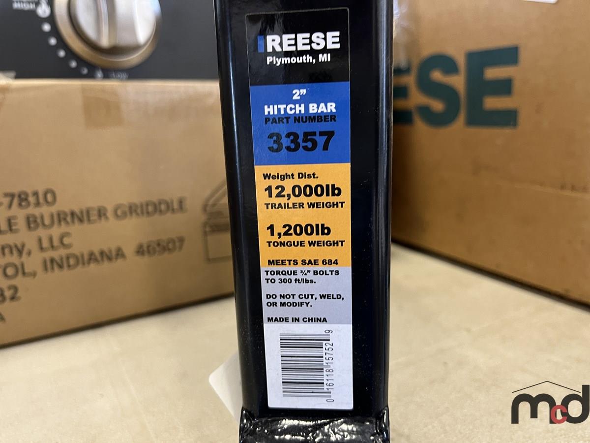 Reese (2") 12,000 lbs Hitch Bar